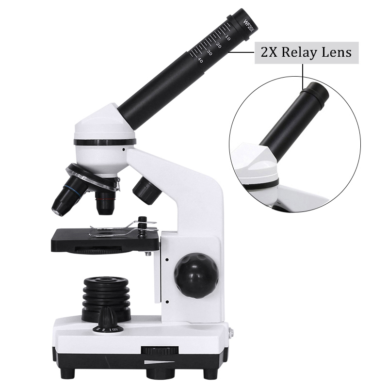 1600X Student Biological Microscope 2MP USB Electronic Eyepiece Digital ...