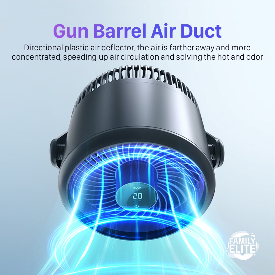 Edon Wall Fan Kitchen Wireless Air Circulation Fan 100 Speed Portable Electric Fan E801 | Shopee ...