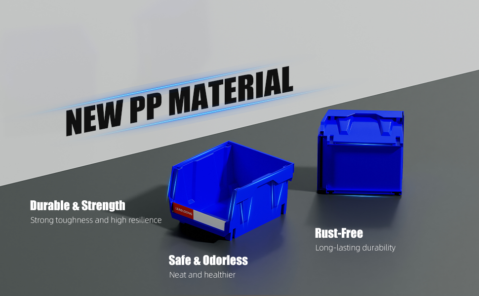 LEADLOONG V1 Parts Bin 6/24pcs 13.5x10.5x7.6cm/5x4*3inch Stackable ...