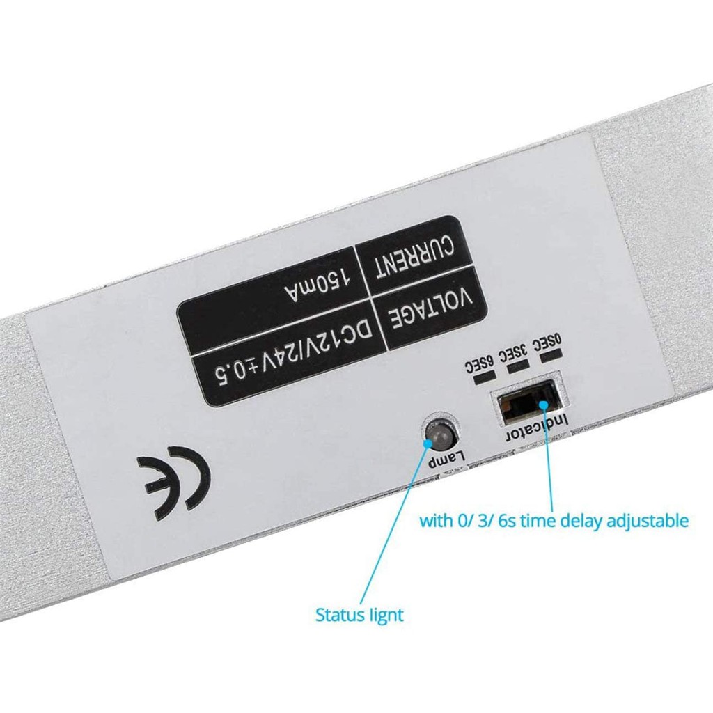 DC12V Electric Drop Bolt Lock Electronic Mortise Locks with Adjustable ...