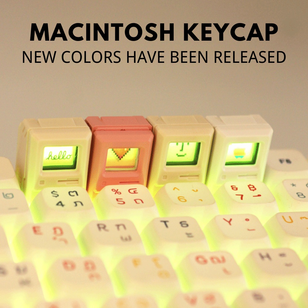 K-01 Custom Keycaps for Esc&Tab Key - Classic Retro Backlit Magnetic ...