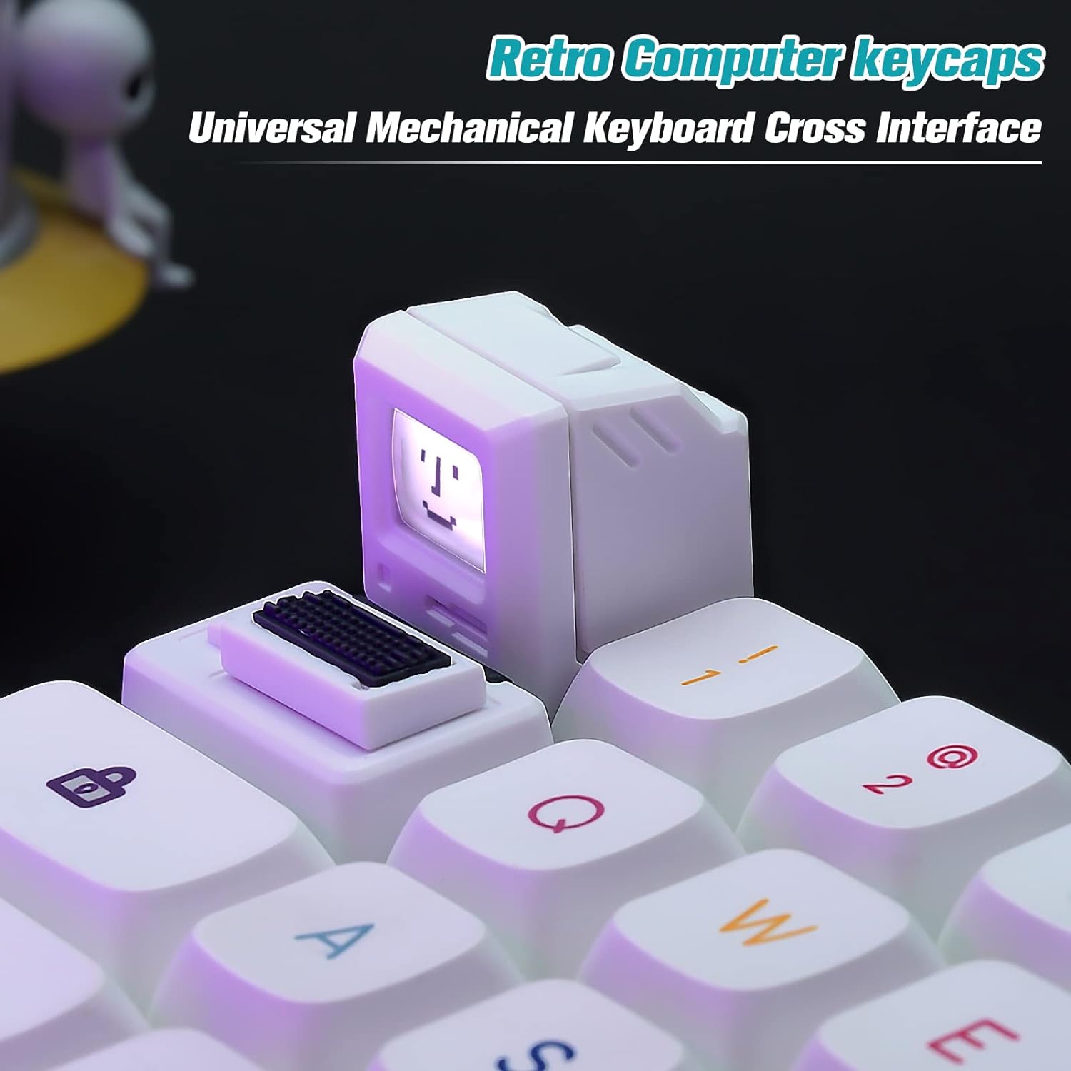 K-01 Custom Keycaps for Esc&Tab Key - Classic Retro Backlit Magnetic ...