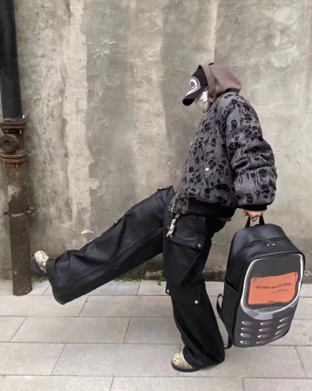 Nokia Spoof Backpack 23ss Online Love Master Niche Nokia Niche Backpack