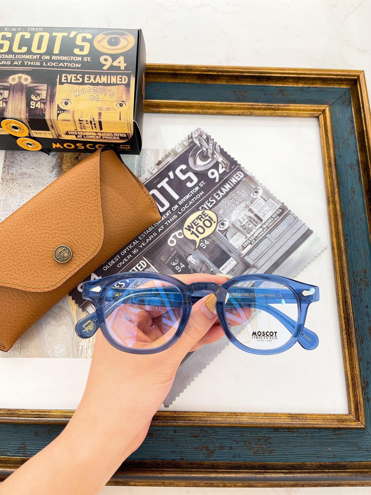 [High Quality] MOSCOT Glasses LEMTOSH Retro Round Fashion Glasses Frame ...