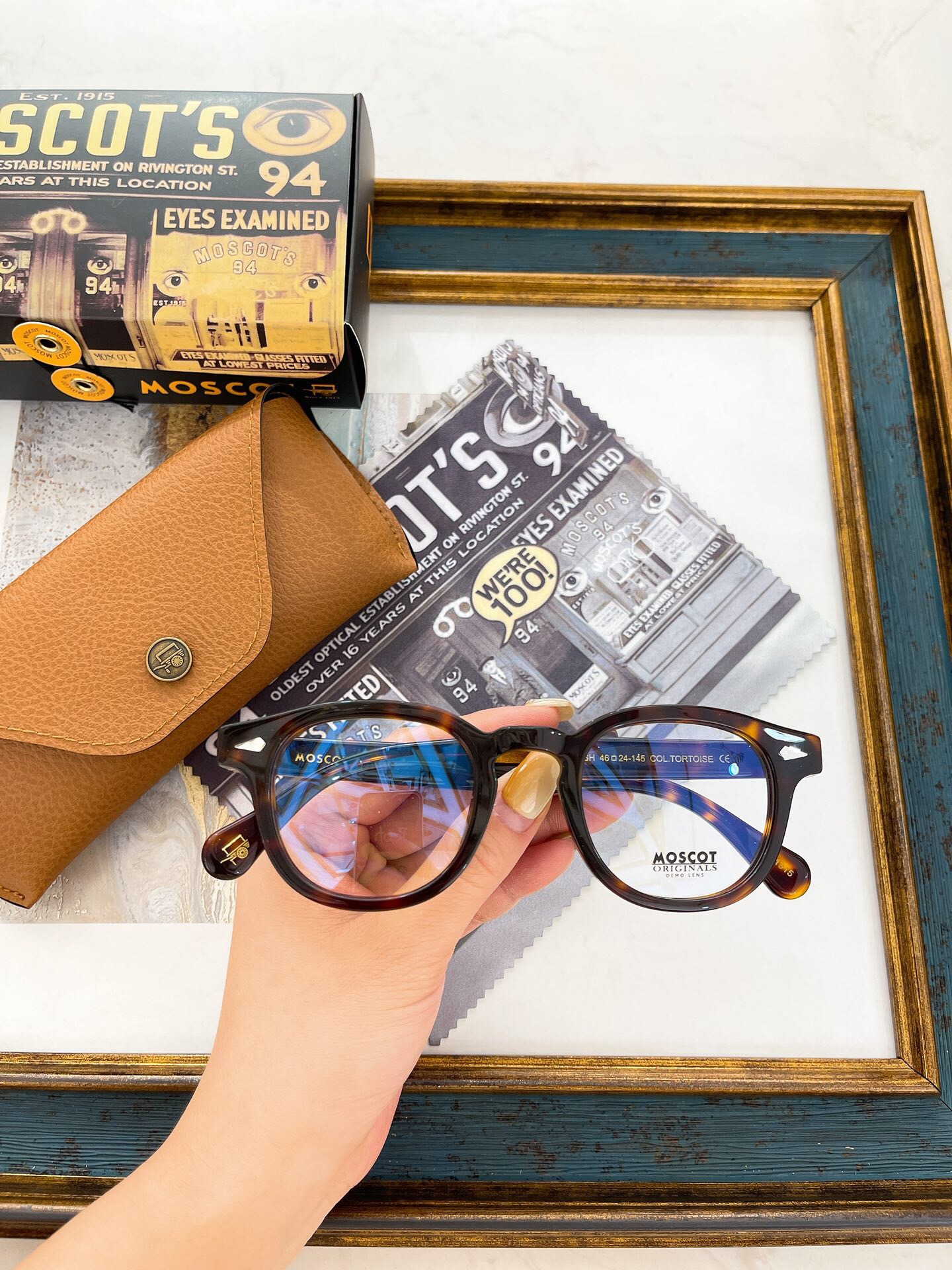 [High Quality] MOSCOT Glasses LEMTOSH Retro Round Fashion Glasses Frame ...