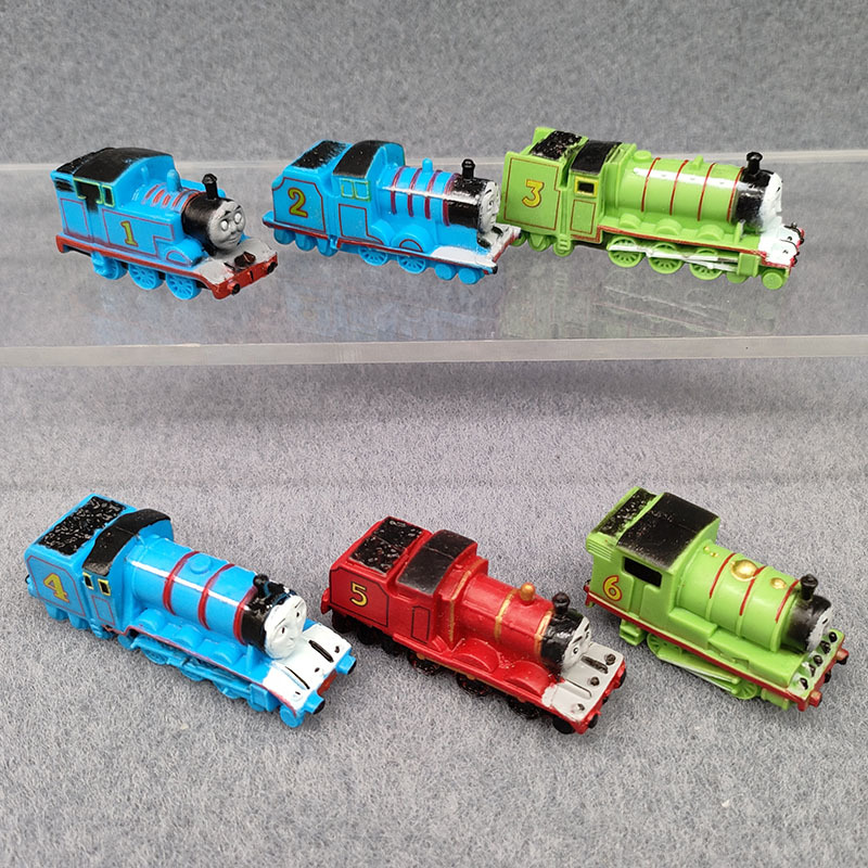 6Pcs/12Pcs/Set 4-6cm Thomas and Friends Anime Figure Toby Thomas Train ...