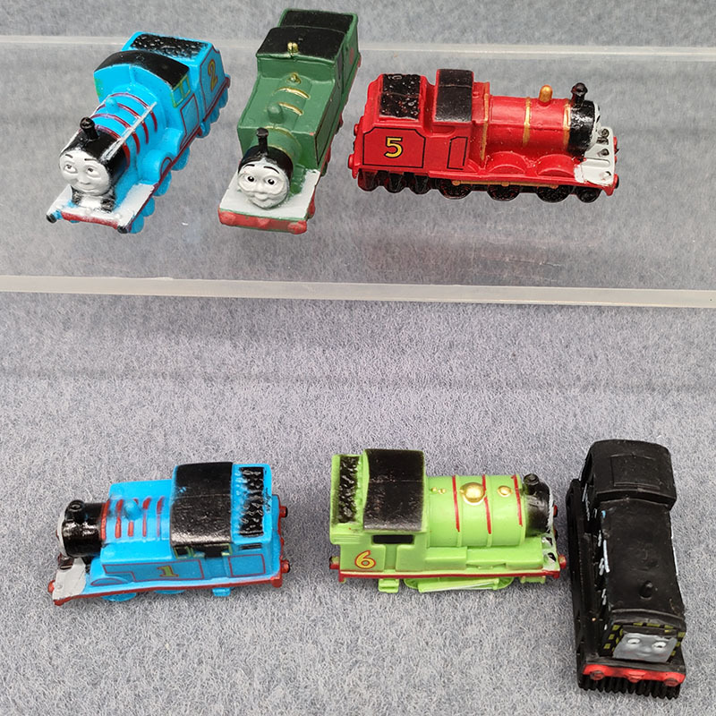 6Pcs/12Pcs/Set 4-6cm Thomas and Friends Anime Figure Toby Thomas Train ...