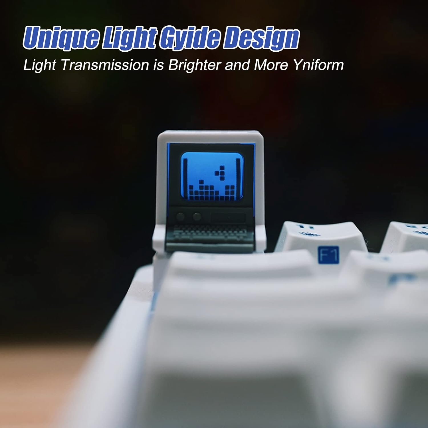 K-03 Custom Keycaps Magnetic Light Transmission Classic Retro Backlit ...