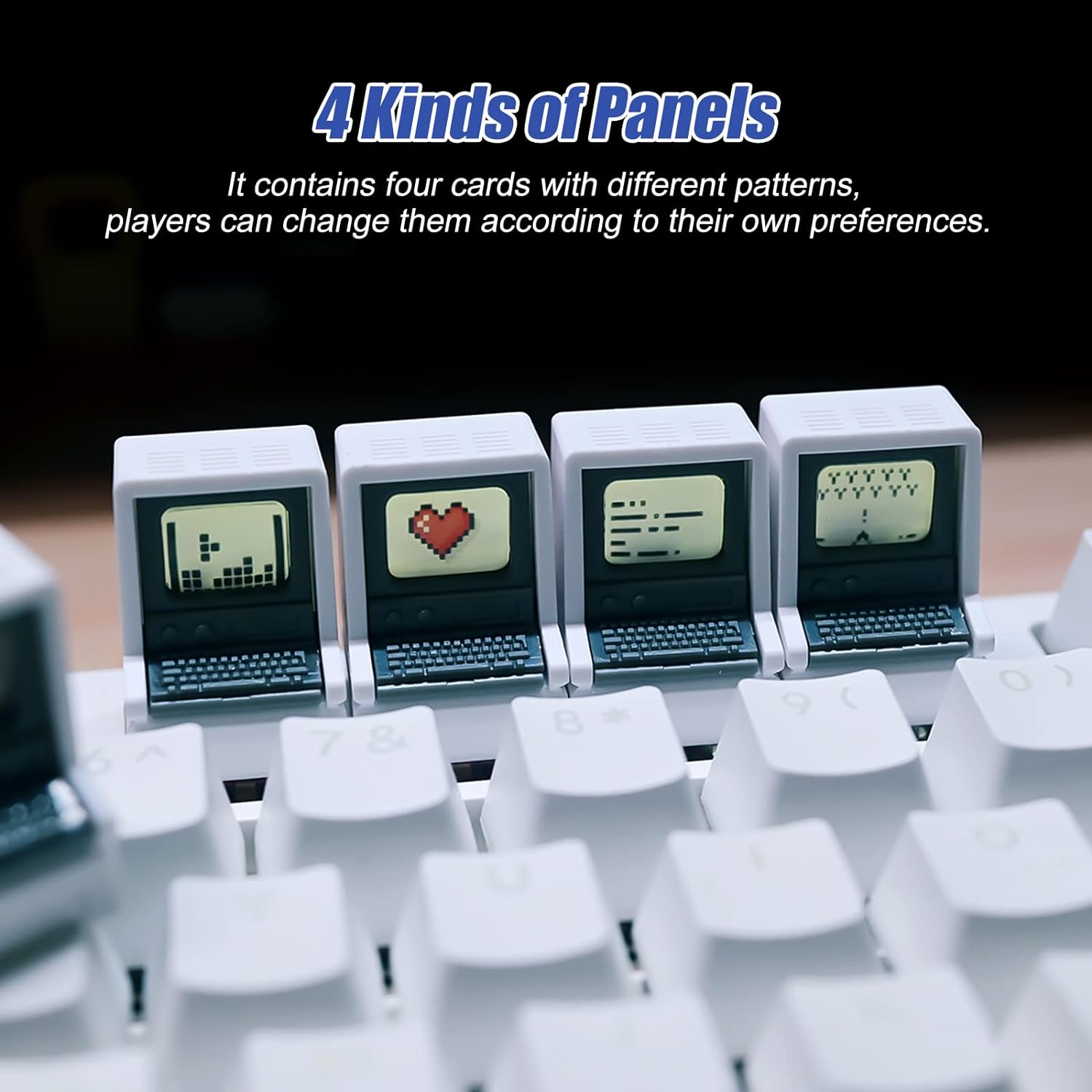 K-03 Custom Keycaps Magnetic Light Transmission Classic Retro Backlit ...