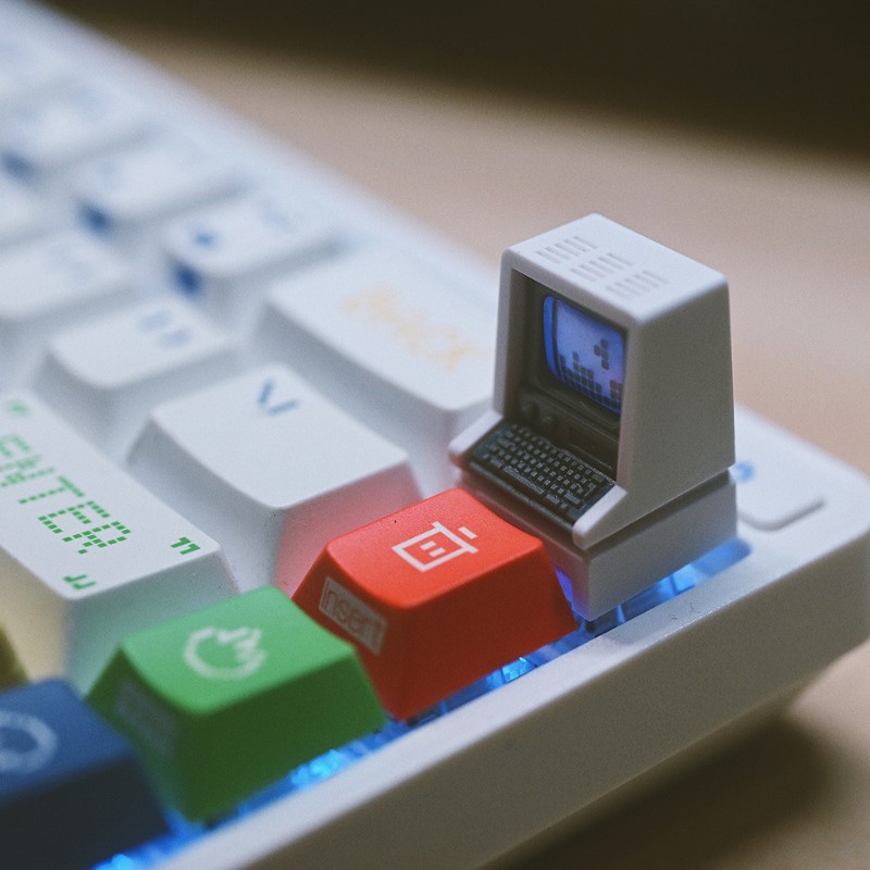 K-03 Custom Keycaps Magnetic Light Transmission Classic Retro Backlit ...