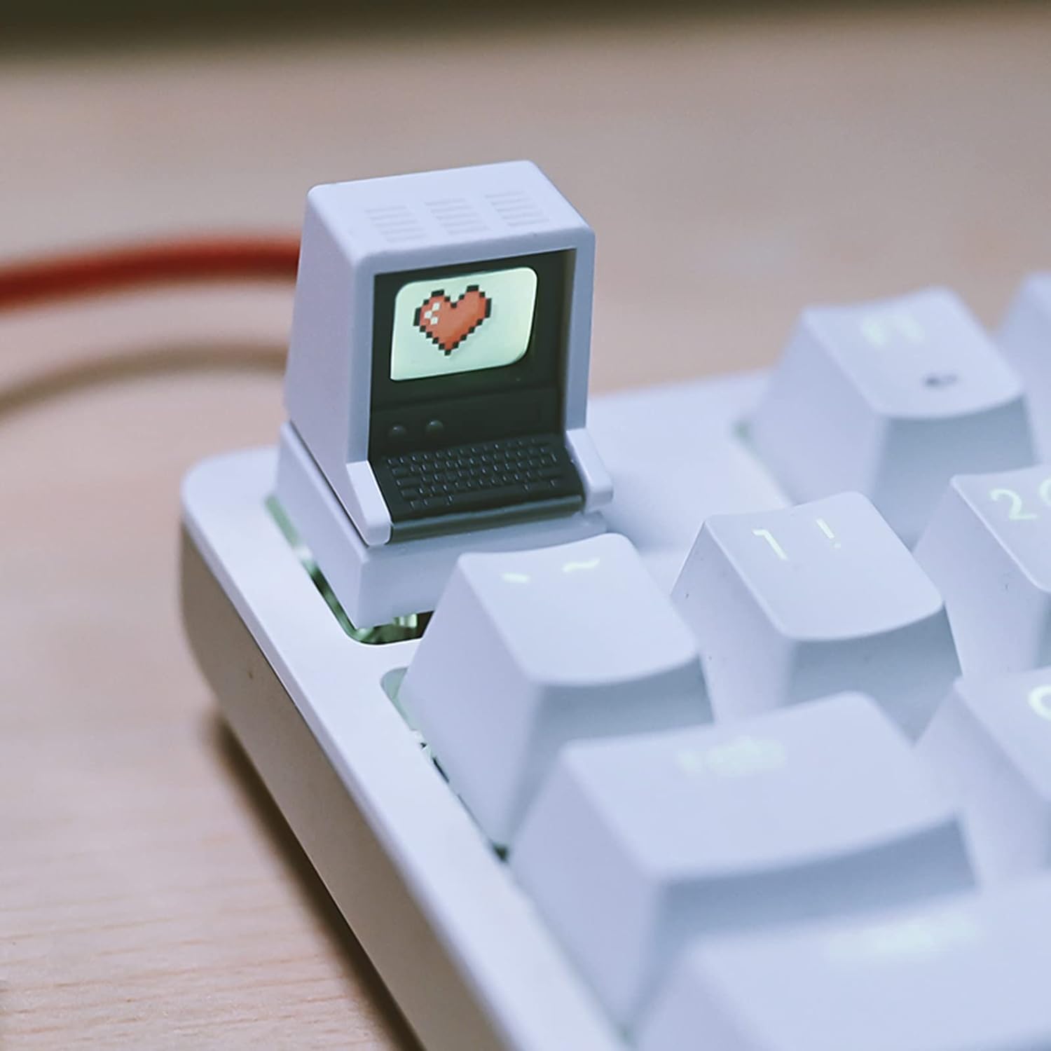 K-03 Custom Keycaps Magnetic Light Transmission Classic Retro Backlit ...