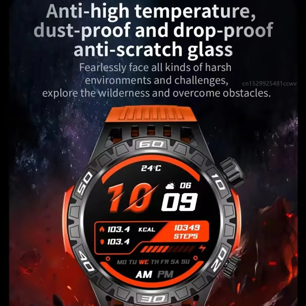 2024 New HT22 Sports Smart Watch Men with LED Lighting Health Tracker ...
