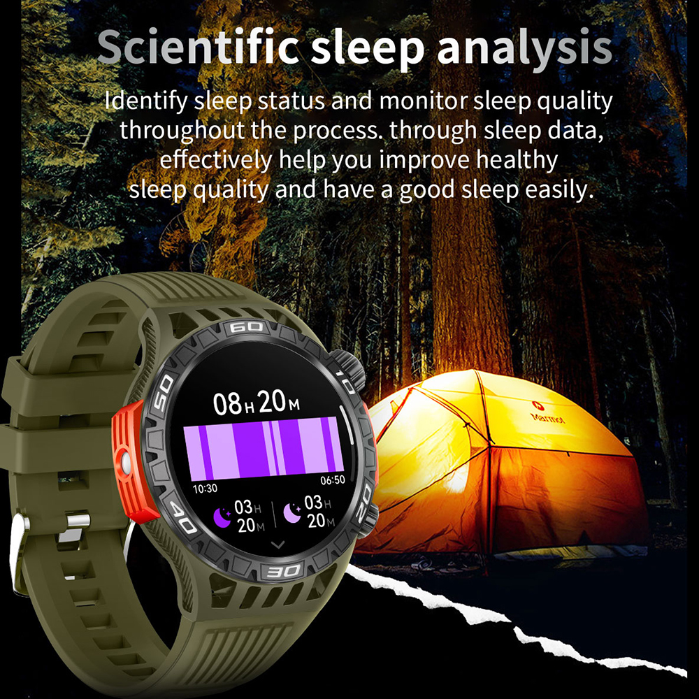 2024 New HT22 Sports Smart Watch Men with LED Lighting Health Tracker ...