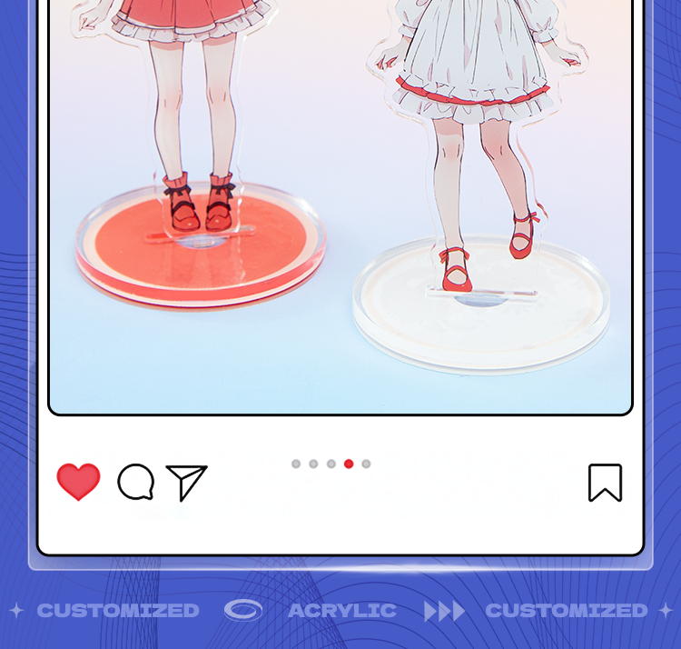 Customized Rotating Stand Acrylic Humanoid Stand Customized Anime ...