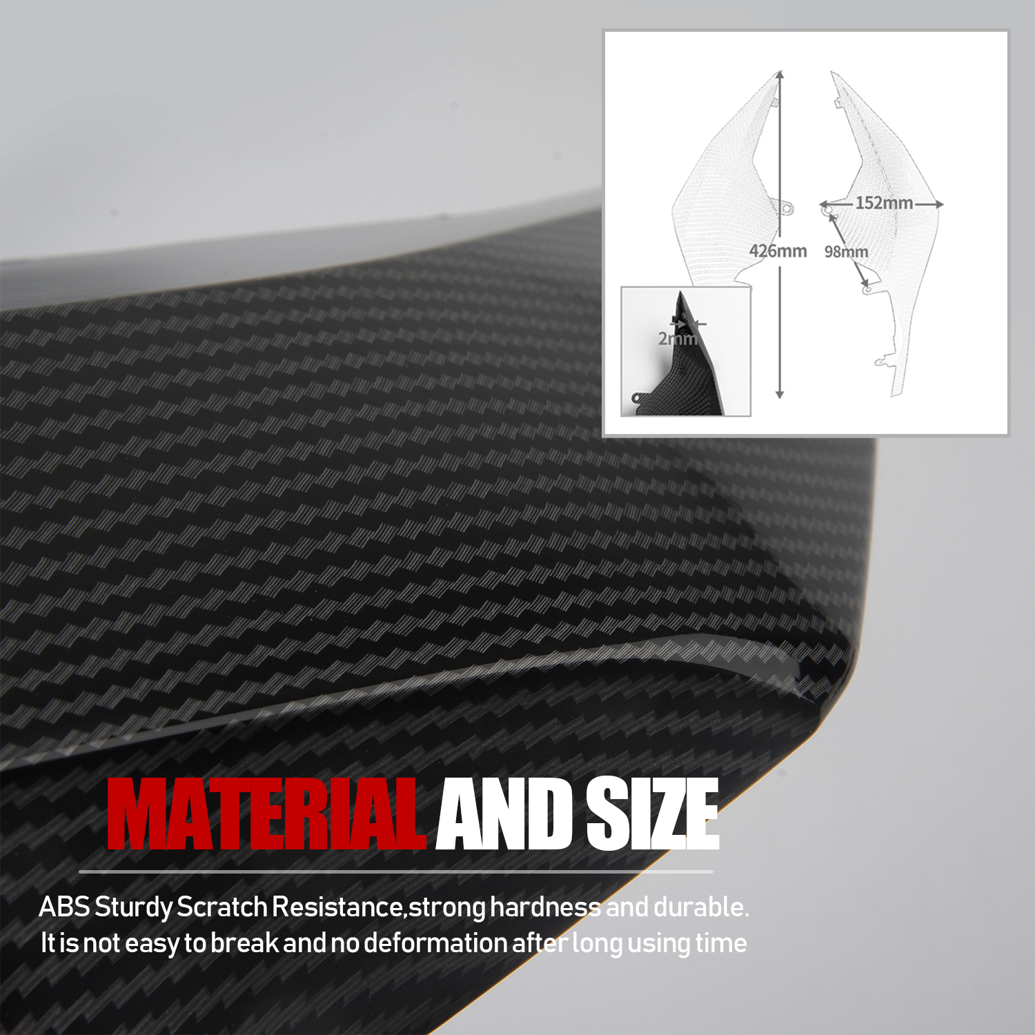 LJBKOALL cb650r Motorcycle Rear Seat Side Panel Cover Cowl Fairing For ...