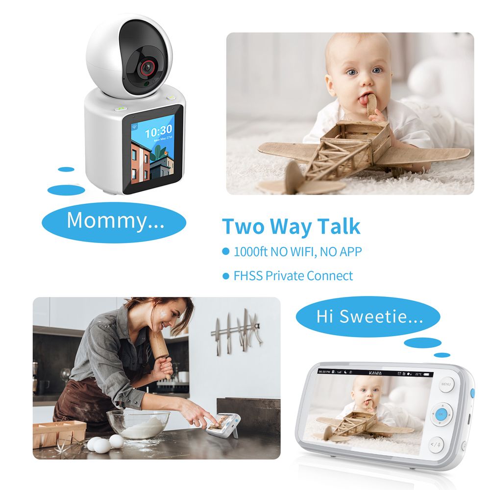 WiFi CCTV Camera for Video Calls Enhanced Night Vision Home Security ...