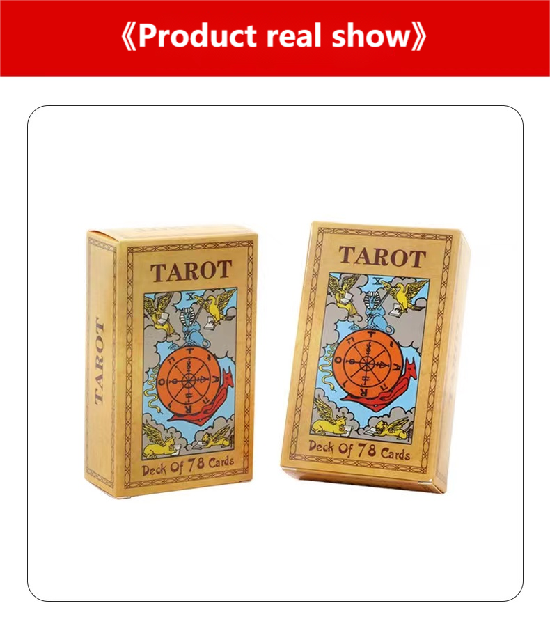 English Waite Tarot Cards 78 Cards Comfortable Touch Paper Thick Clear ...