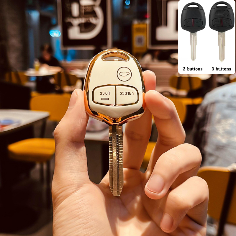 Mitsubishi New Premium 2/3 Buttons TPU Car Remote Key Case For ...