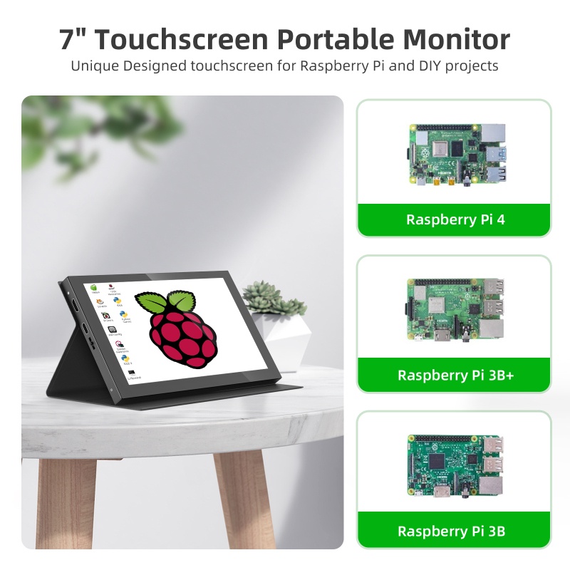 [MY Stock]APROTII 7 inch 5-Points Capacitive Touchscreen Raspberry Pi ...