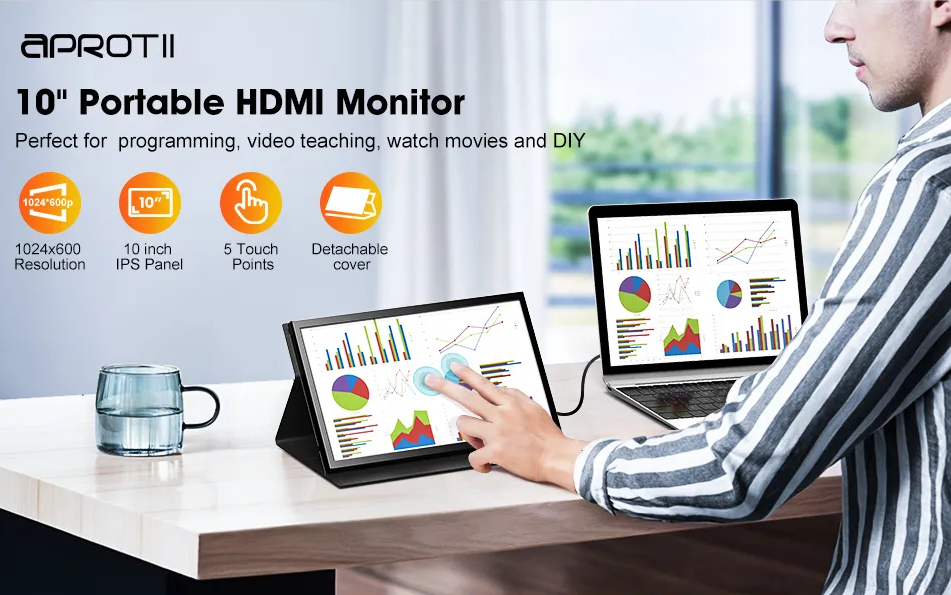 [MY Stock]APROTII 10 inch 5-Points Capacitive Touchscreen Raspberry Pi ...