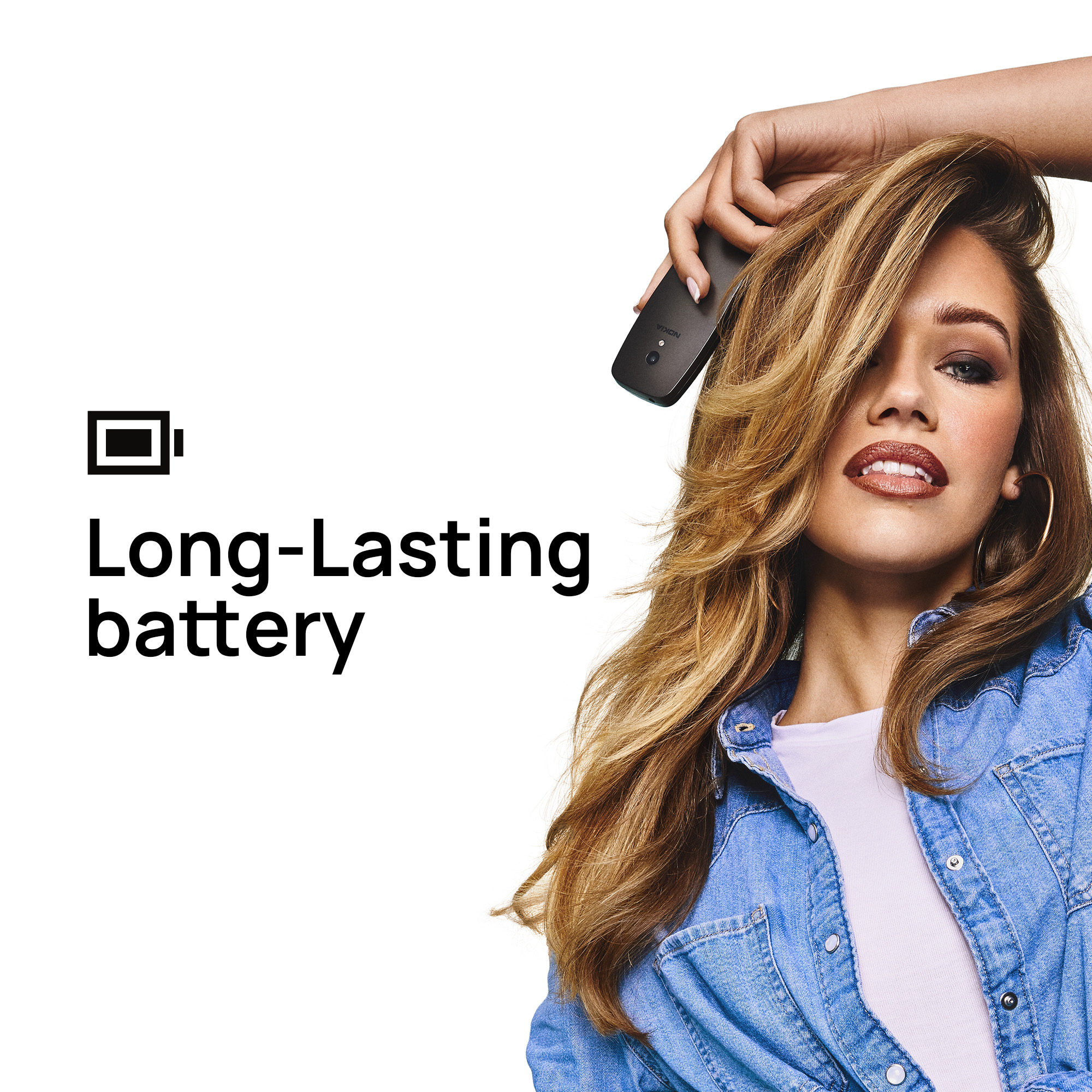 Nokia 3210 4G Basic Phone Original 2.4'' Type-C Charging 2MP Rear Cam ...