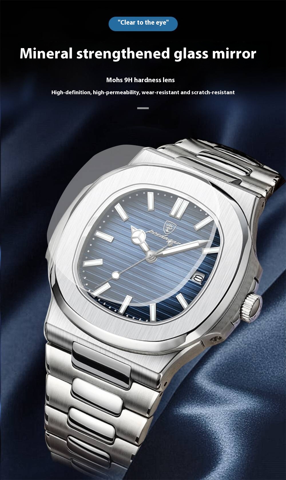 Business High-End Ultra-Thin Men's Watch Waterproof Calendar Luminous ...