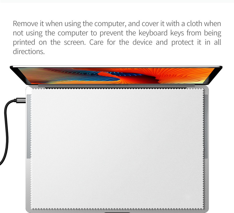 1 Pc High quality Laptop Keyboard Blanket Cleaning Cloth - Microfiber ...