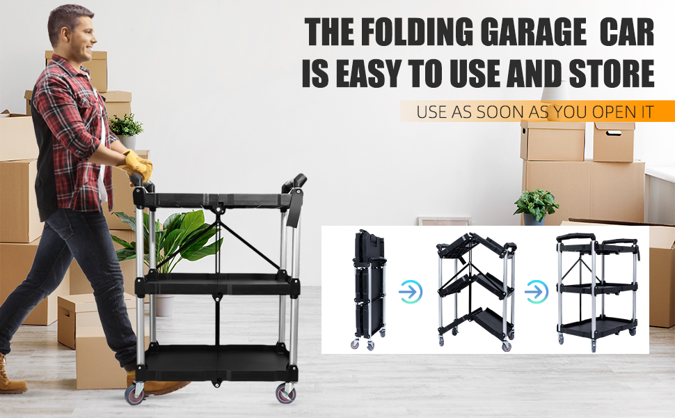 1pc Mobile Workshop Storage Rack With Wheels, Garage Workbench Storage ...