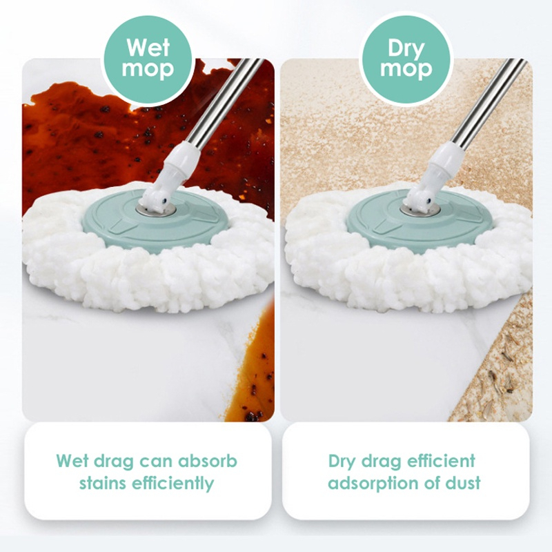 IKEA Spin Mop With Spinner Bucket Magic Tornado Mop 360° Easy Rotating ...