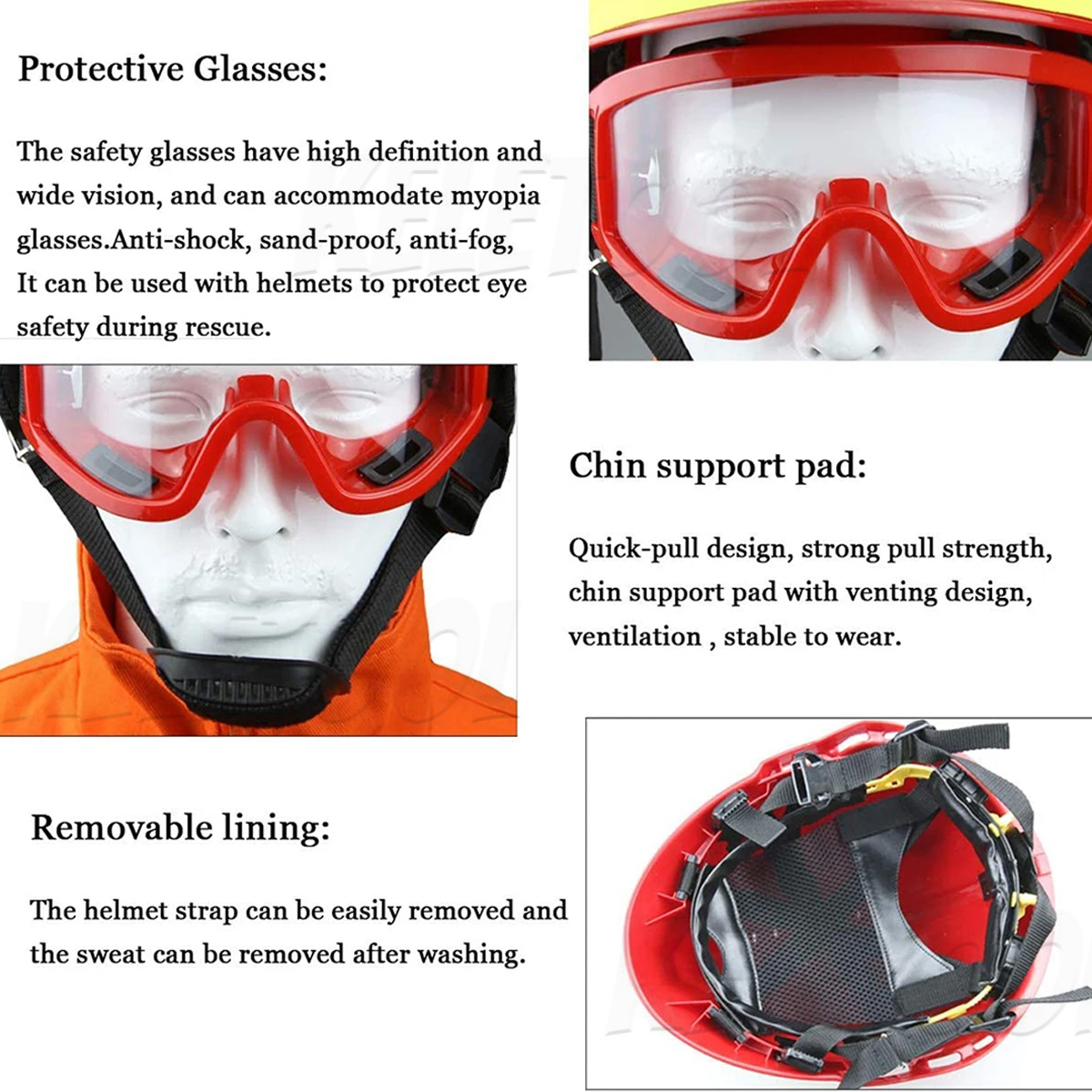 rescue helmet safety helmet F2 Emergency Rescue Helmet Firefighter ...