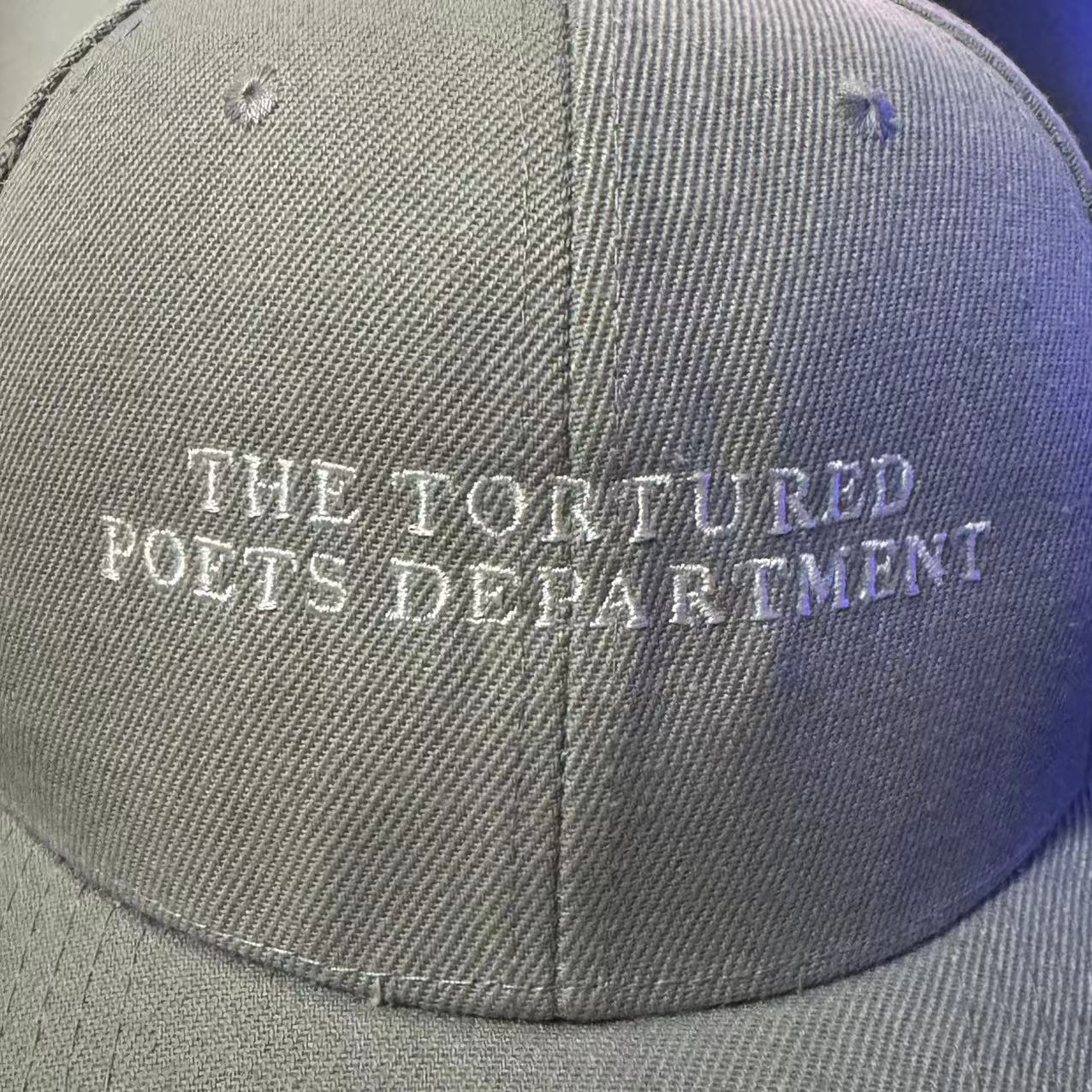 Taylor Swift TTPD Merch Cap The Tortured Poets Department Embroidery ...