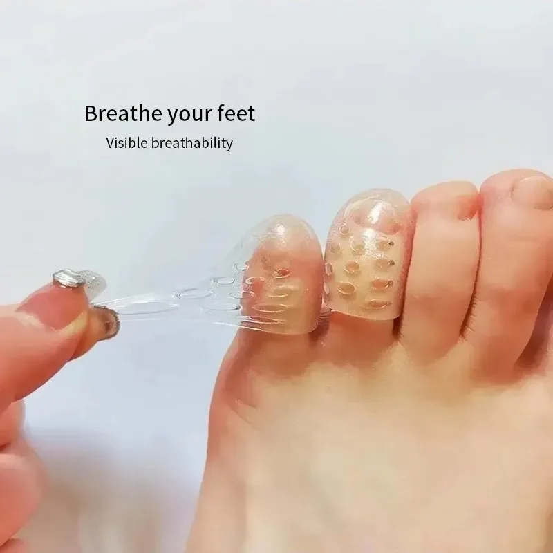 New Silicone pinky toe correction pinky Protection Gel bunion sleeve ...