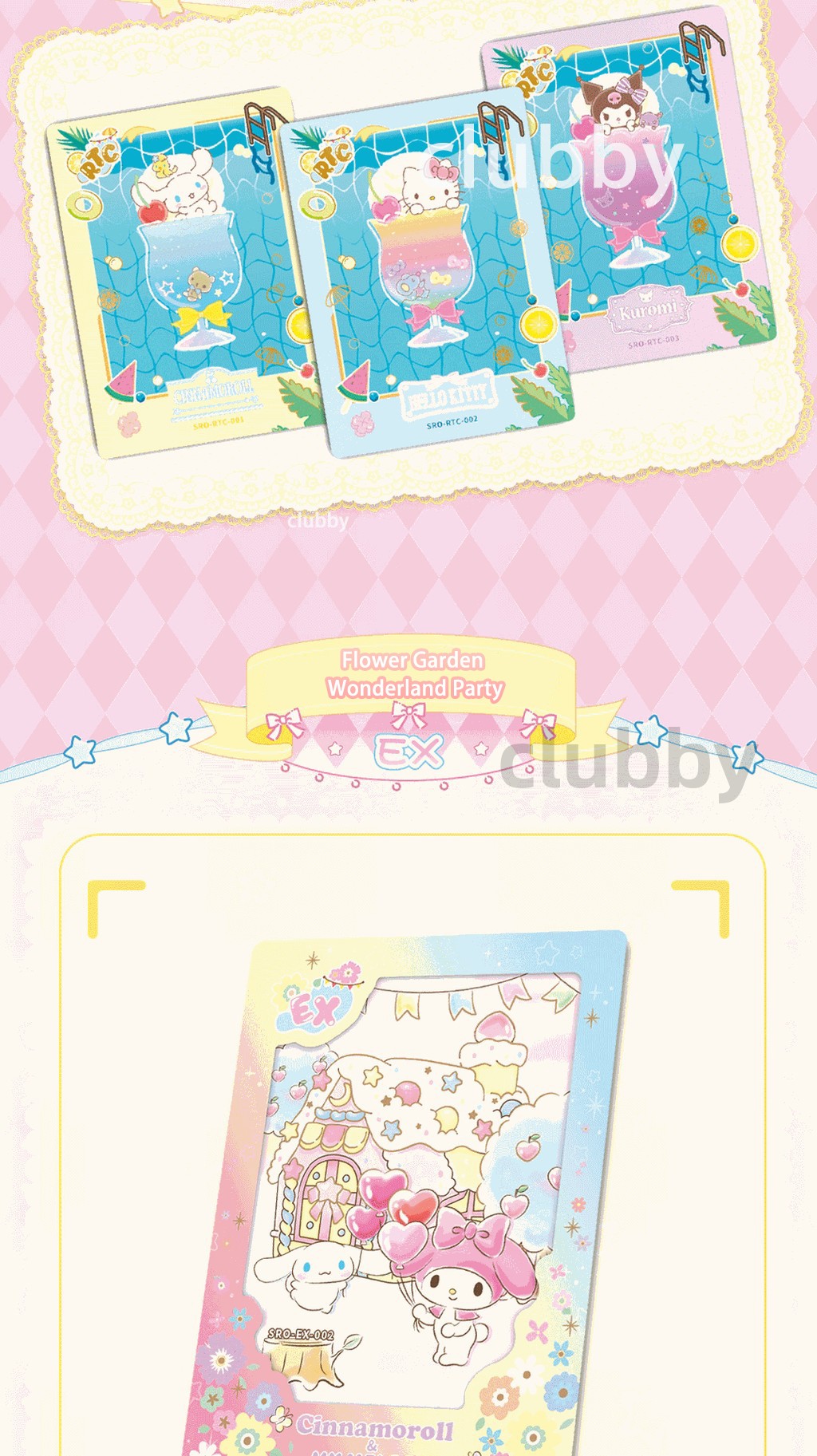 120 Sanrio Card Polaroid Party Flash Card Kuromi Melody Cinnamoroll ...