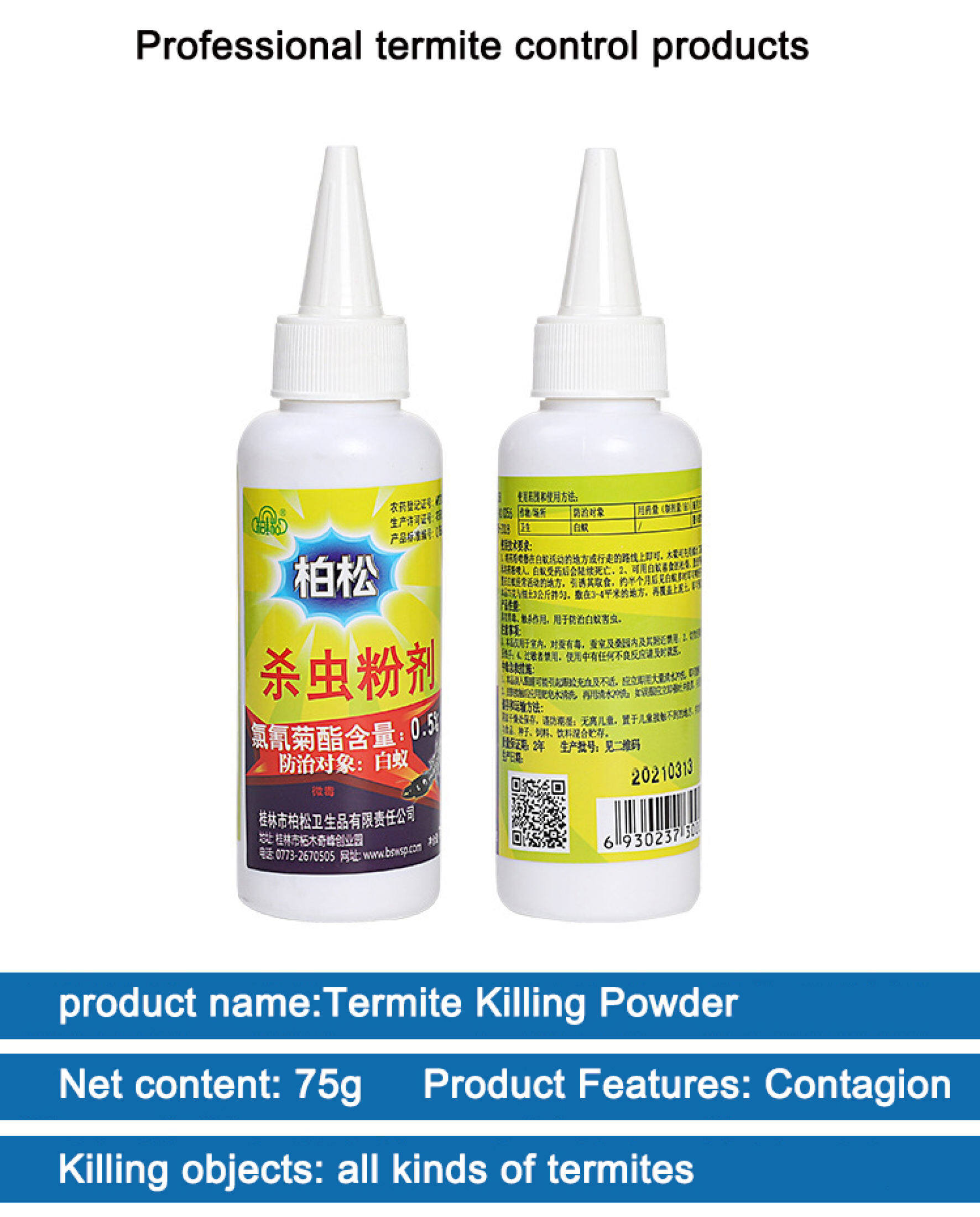 Termite Killer Bait Powder 75g Insecticide Bait Repeller Poison High ...