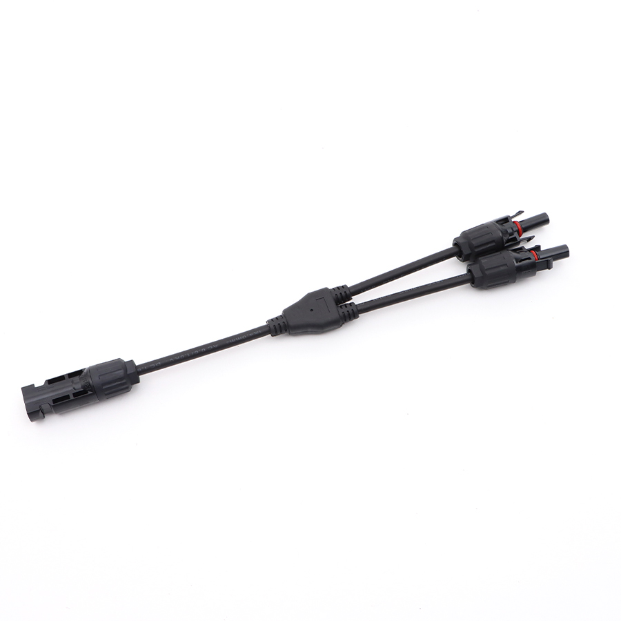 NewLyy 2PCS Y Branch Solar PV Connector 2 to 1 Solar Connector Y Type ...