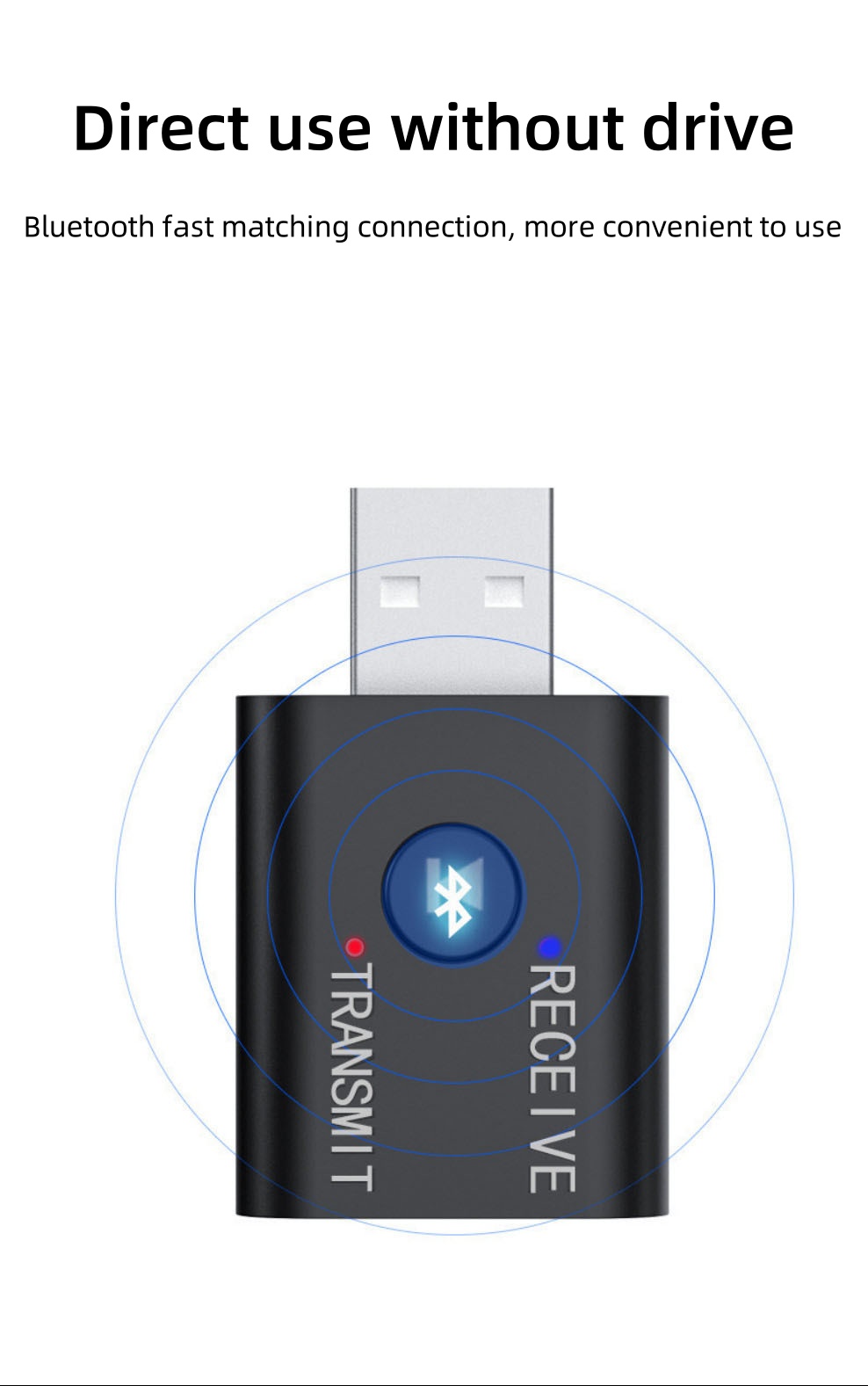 Bluetooth 5.0 Audio Receiver Transmitter 3.5MM AUX RCA USB Wireless ...