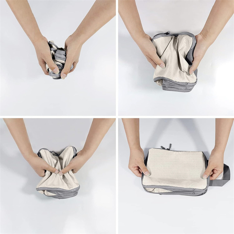 🔥MY stock🔥9 pcs Set Travel Storage Bag Compression Luggage Storage Bag ...
