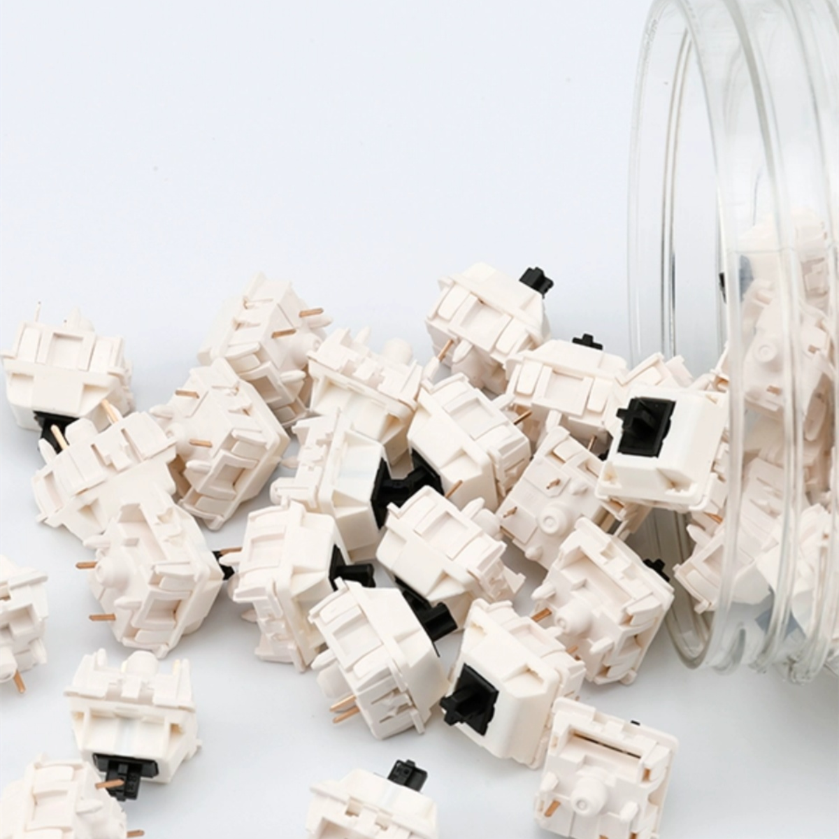 WOB Snow Ink Keyboard Switch Hot-swappable Linear Axis Pre-lubricated ...