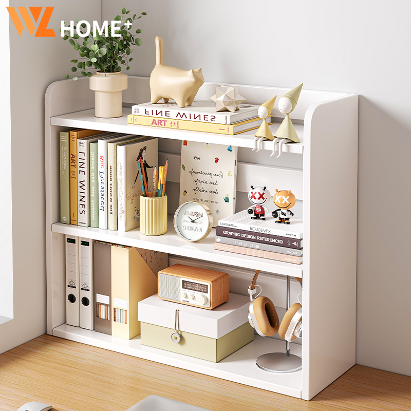 Desktop Storage Rack Book Shelf/Portable Office Table Book Rack ...
