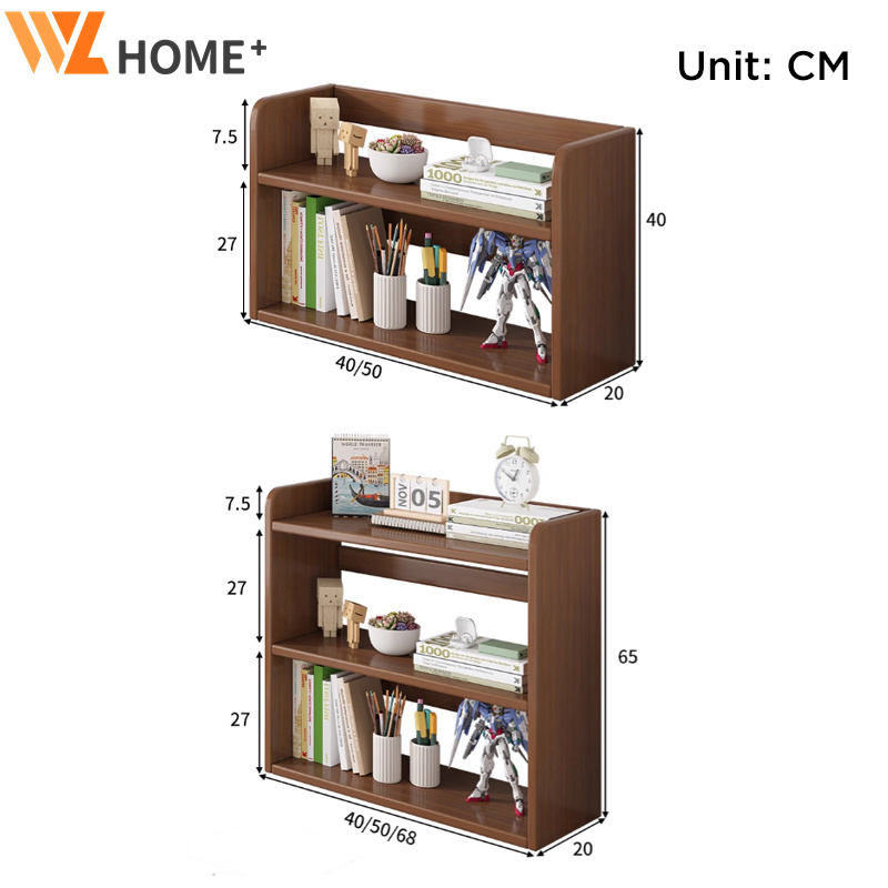Desktop Storage Rack Book Shelf/Portable Office Table Book Rack ...