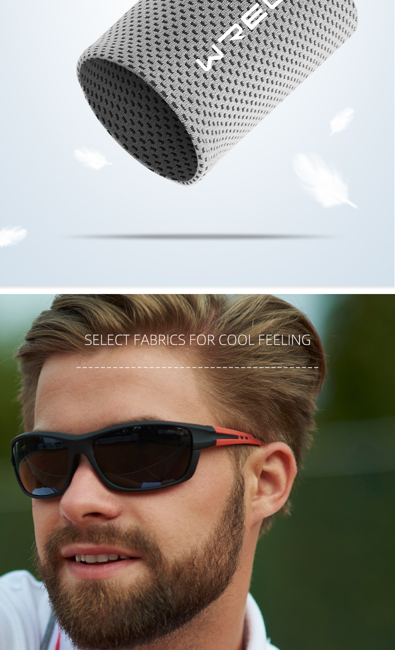 WRELS sports ice sweat-absorbing wristband summer running sports quick ...