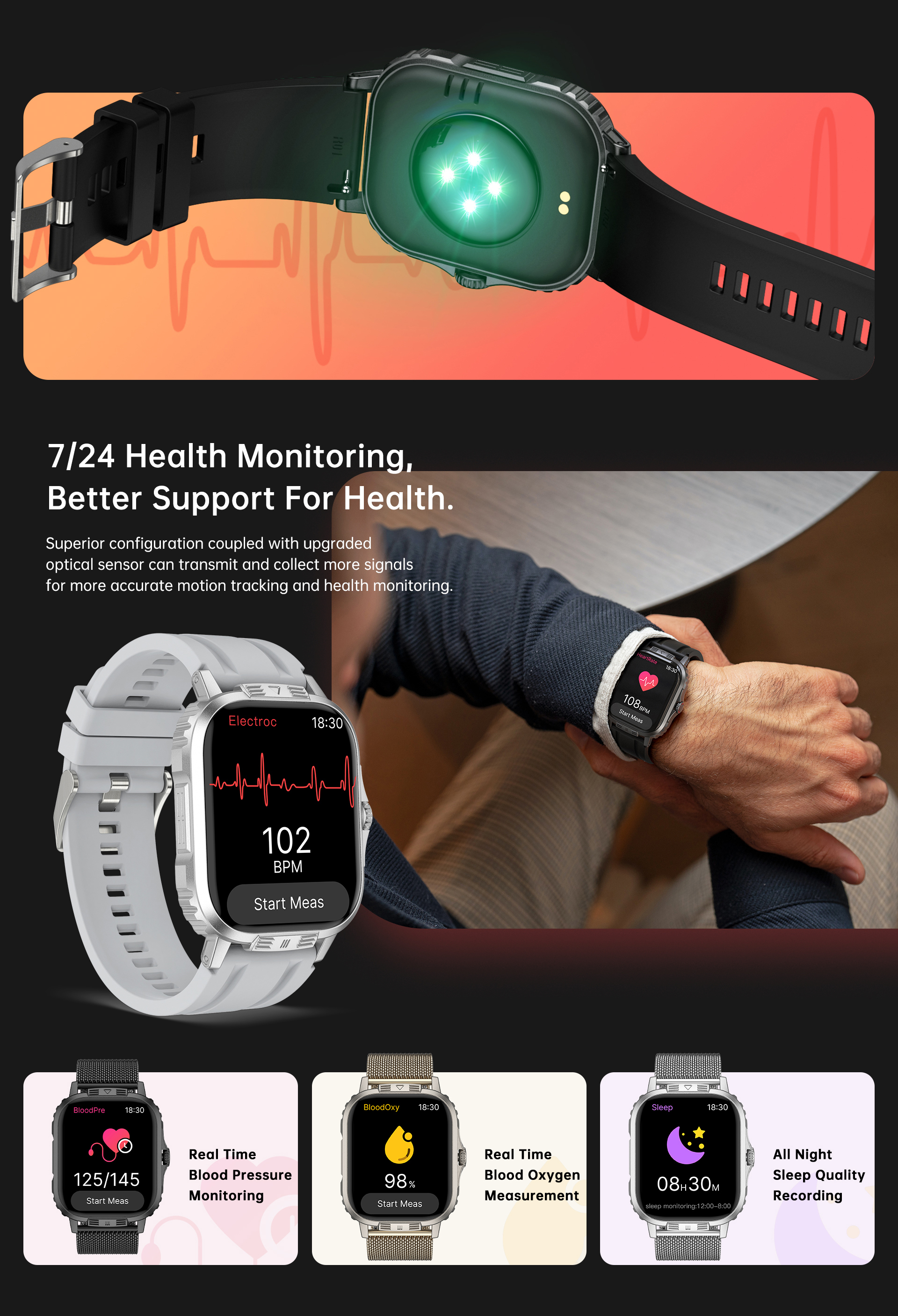 C29 Pro Smart 2024 New Women Men Watch 2.19 inches Full Touch Screen ...