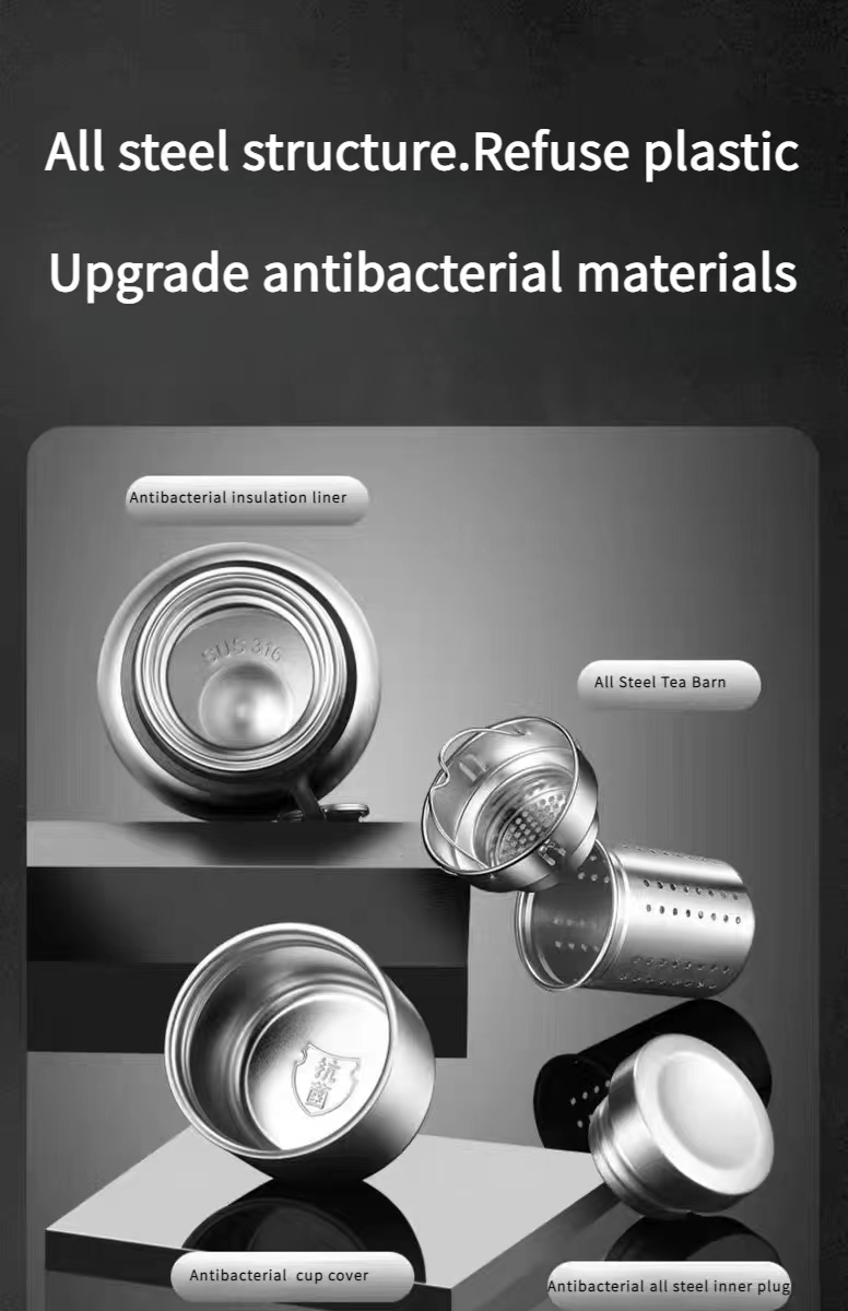 【ALLEN】600-2000ml all-steel thermos cup 316 stainless steel thermos bottle Vacuum stainless ...