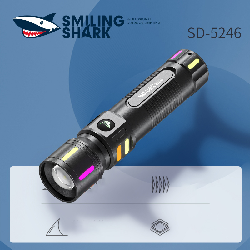 SmilingShark SD5246 led Torch light Super bright M60 6000lm Portable ...