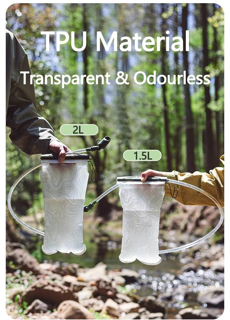 Naturehike TPU Drinking Water Bags 1.5L 2L 3L Hydration Bladder Hiking ...