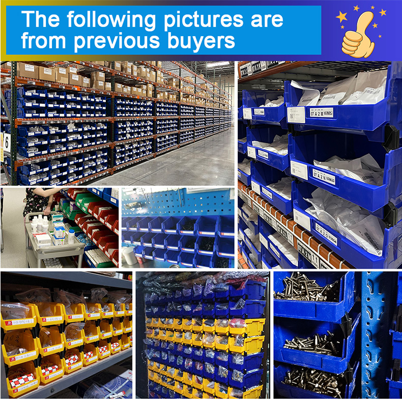 LEADLOONG V-Series Stackable Parts Bin Combinable Multi Tools Organizer ...