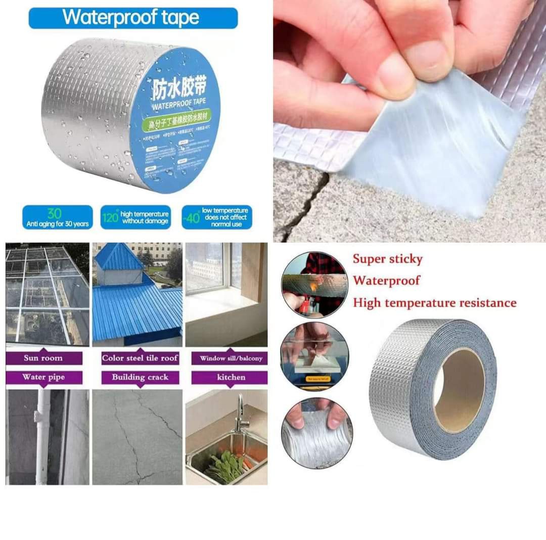 [Extra Stick] Waterproof Tape Aluminum Foil Butyl Tape Anti Leaking ...