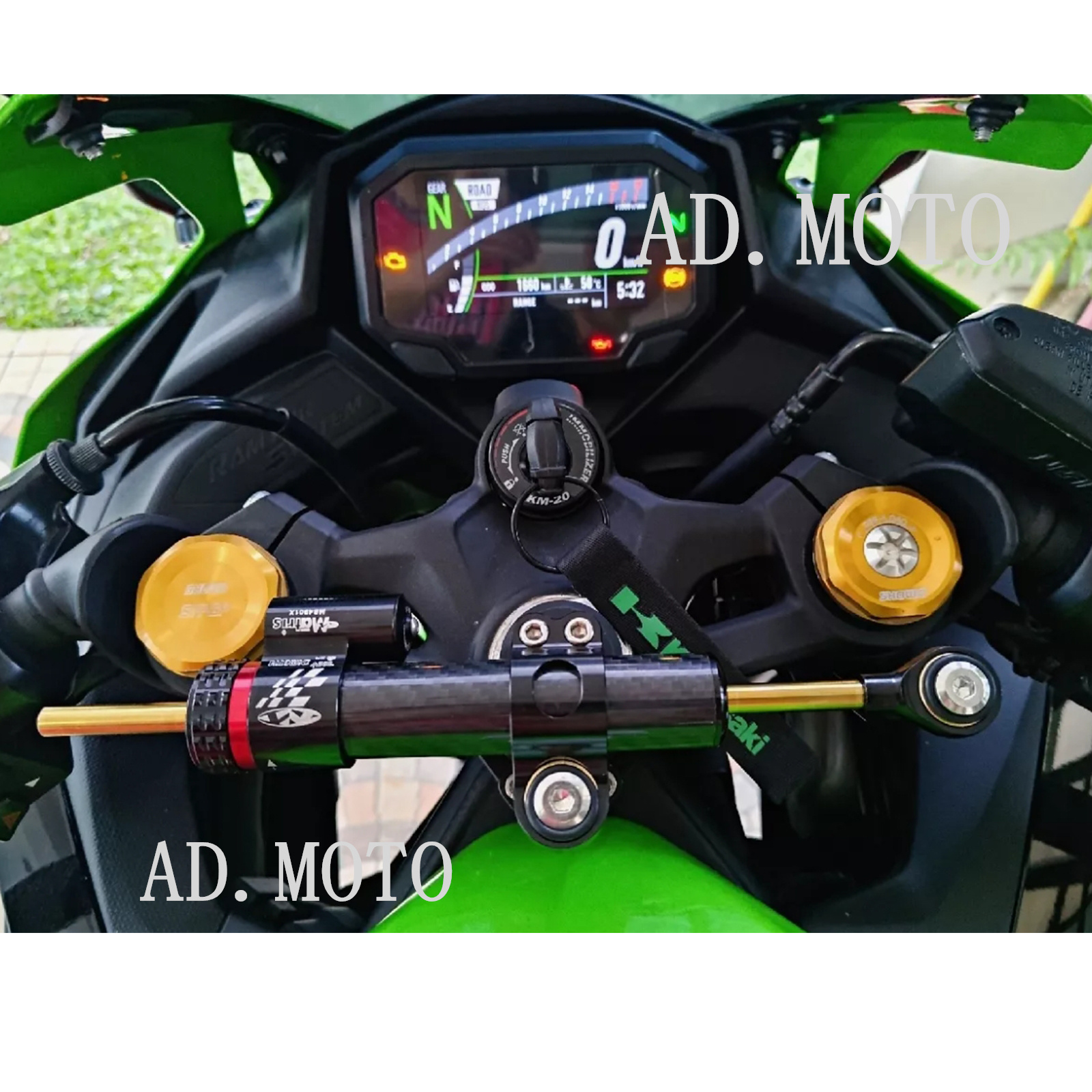 Motorcycle Accessories Stabilizer Mounting Bracket Steering Damper For ...