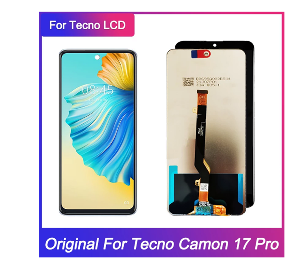 Original LCD For Tecno Camon 17 Pro / CG8 LCD Display Touch Screen ...