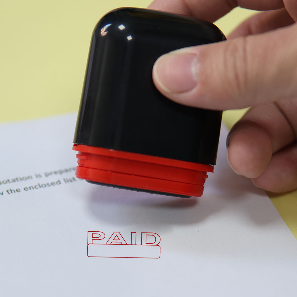 Trendy New Paid 1-Piece Rubber Stamp for Office and Financial Supplies ...